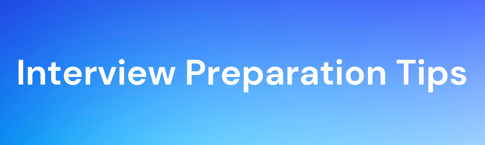 Interview Preparation Tips – SolviT Recruitment Ltd